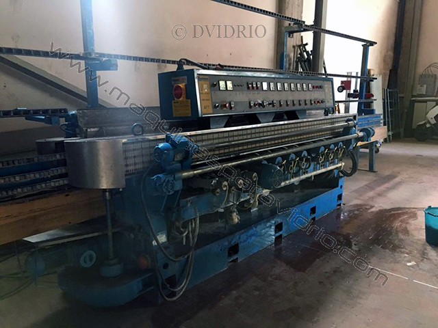 STRAIGHT BEVELING MACHINE FOR BOVONE GLASS | Máquinas para vidrio